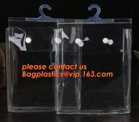 China GARMENT PACKING HANGER BAGS, HOOK BAGS,GARMENT BAGS, BOTTON CLOSURE BAGS, EVA FROST DRAWSTRING BAGS for sale