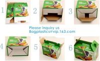 China Corrugated Fruit Packing Box, Gloss Lamination, Offset Printing, Foldable Box, Flower Cone, Flowral Packaging for sale