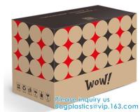 China Corrugated Fruit Packing Box, Gloss Lamination, Offset Printing, Foldable Box, Flower Cone, Flowral Packaging for sale