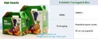China Corrugated Fruit Packing Box, Gloss Lamination, Offset Printing, Foldable Box, Flower Cone, Flowral Packaging for sale