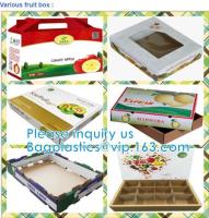 China Corrugated Fruit Packing Box, Gloss Lamination, Offset Printing, Foldable Box, Flower Cone, Flowral Packaging for sale