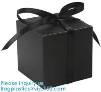 China Matte Glossy Magnetic Lid Gifts, Crafting, Cupcake, Candy, Bridesmaid Proposal Boxes Easy Assemble Boxes for sale