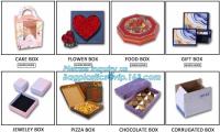 China Custom Pizza Packing Paper Box Corrugated With Different Size, Recycle Paper Simple Pizza Package Lunch Box for sale