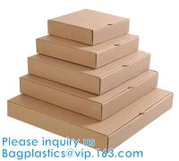 China Custom Pizza Packing Paper Box Corrugated With Different Size, Recycle Paper Simple Pizza Package Lunch Box for sale