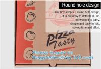 China Custom Pizza Packing Paper Box Corrugated With Different Size, Recycle Paper Simple Pizza Package Lunch Box for sale