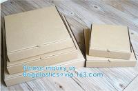 China Custom Pizza Packing Paper Box Corrugated With Different Size, Recycle Paper Simple Pizza Package Lunch Box for sale