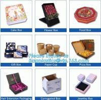 China Custom Pizza Packing Paper Box Corrugated With Different Size, Recycle Paper Simple Pizza Package Lunch Box for sale