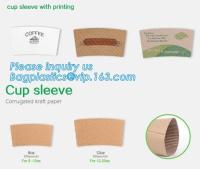 China Cup Sleeve, Corrugated Up Sleeve With Printing, Brand Logo, Hot Paper Cup,Cup Sleeve, Recyclable Sleeve for sale