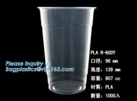 China PLA compostabale Cup, PET Cup, PP Cup, PS Top Snack Cup Straw, Food Takeout Box, Salad Plastic Bowl Pulp for sale