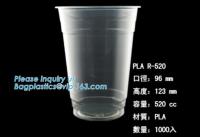 China PLA compostabale Cup, PET Cup, PP Cup, PS Top Snack Cup Straw, Food Takeout Box, Salad Plastic Bowl Pulp for sale