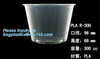 China PLA compostabale Cup, PET Cup, PP Cup, PS Top Snack Cup Straw, Food Takeout Box, Salad Plastic Bowl Pulp for sale
