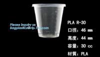 China PLA compostabale Cup, PET Cup, PP Cup, PS Top Snack Cup Straw, Food Takeout Box, Salad Plastic Bowl Pulp for sale