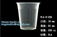 China PLA compostabale Cup, PET Cup, PP Cup, PS Top Snack Cup Straw, Food Takeout Box, Salad Plastic Bowl Pulp for sale