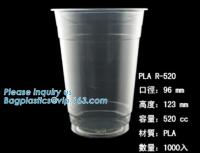 China PLA compostabale Cup, PET Cup, PP Cup, PS Top Snack Cup Straw, Food Takeout Box, Salad Plastic Bowl Pulp for sale