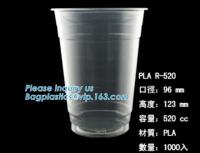 China PLA compostabale Cup, PET Cup, PP Cup, PS Top Snack Cup Straw, Food Takeout Box, Salad Plastic Bowl Pulp for sale