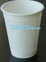 China Compostable Sugarcane Cup 8/12oz Eco Friendly Biodegradable Bagasse Coffee Cups, Sugarcane Bagasse Pulp for sale