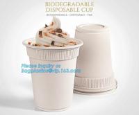 China Compostable Sugarcane Cup 8/12oz Eco Friendly Biodegradable Bagasse Coffee Cups, Sugarcane Bagasse Pulp for sale