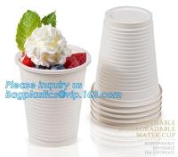 China Compostable Sugarcane Cup 8/12oz Eco Friendly Biodegradable Bagasse Coffee Cups, Sugarcane Bagasse Pulp for sale