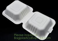 China Biodegradable, Sugar Cane, Sugarcane Bamboo Pulp, Bento Box, Bagasse Food Container, Take Out Box, Plates & Bowls for sale