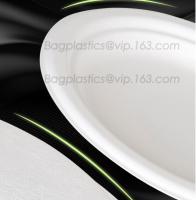 China Compostable Clamshell Take Out Food Containers, Natural Disposable Bagasse, Eco-Friendly, Sugar Cane Fibers for sale