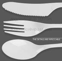 China Ecofriendly Cutlery, Fork, Knife, Spoon, Caterers & Canteens, Restaurants, Fast Food And Takeaway, Food Service for sale