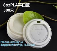 China Eco-friendly, Blodegradable, Compostable, PLA Lined Disposable Hot Cold Beverage Cup Set, Cafe, Shops, Kiosk for sale