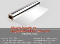 China Aluminium Foil Roll, Household, Catering, 8011 Household Jumbo Roll, Alloy, Container Foil, Blister Foil for sale