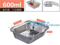 China Free Sample, tin storage, Take Out Disposable Food Packaging Airline Foil Container, Compartment Takeaway Box for sale
