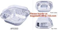 China Free Sample, tin storage, Take Out Disposable Food Packaging Airline Foil Container, Compartment Takeaway Box for sale