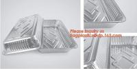 China Free Sample, tin storage, Take Out Disposable Food Packaging Airline Foil Container, Compartment Takeaway Box for sale