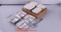 China Free Sample, tin storage, Take Out Disposable Food Packaging Airline Foil Container, Compartment Takeaway Box for sale