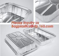 China Free Sample, tin storage, Take Out Disposable Food Packaging Airline Foil Container, Compartment Takeaway Box for sale