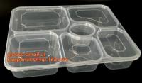 China Restaurant Take Away Bento Boxes, Division Food Prep Disposable, Portion Compartment, Lunch box Containers for sale