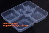 China Restaurant Take Away Bento Boxes, Division Food Prep Disposable, Portion Compartment, Lunch box Containers for sale