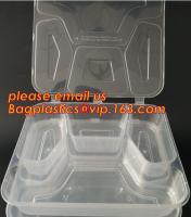 China Restaurant Take Away Bento Boxes, Division Food Prep Disposable, Portion Compartment, Lunch box Containers for sale