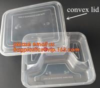 China Restaurant Take Away Bento Boxes, Division Food Prep Disposable, Portion Compartment, Lunch box Containers for sale