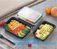 China Reusable Freezer Food Storage Containers with Lids, Meal Prep Container Sets Bento Box BPA Free Microwaveable for sale