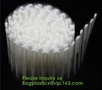 China PLA Drinking Straws, CPLA Giant Straws, Individually Wrapped, Plant Based Compostable Flexi straws, cocktail for sale
