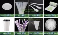 China PLA Drinking Straws, CPLA Giant Straws, Individually Wrapped, Plant Based Compostable Flexi straws, cocktail for sale
