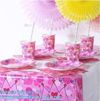 China Party Supplies Plate, Cups, Spoons, Fork, Napkins, Dinner Set, Paper And Plastic Dinnerware Set, Tableware for sale