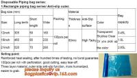 China Biodegradable Pastry Piping Bags, Cake Decorating Bags, Baking Cookies Candy Supplies Kits,  Icing Bags for sale