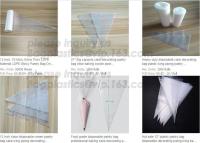 China Biodegradable Pastry Piping Bags, Cake Decorating Bags, Baking Cookies Candy Supplies Kits,  Icing Bags for sale