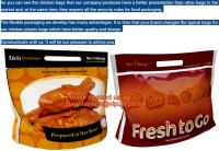 China Grilled meat Bag, Rotisserie Chicken Bags, Microwave food Bag, Woolworths, Shoprite BAGS, TAKE AWAY Bag for sale