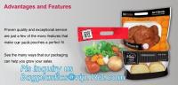 China Grab And Go Handles, Anti-Fog Window, Leak-Proof, Hot Bag For Food Delivery, Grocery Package, Microwave-Safe for sale