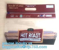 China Slider Resealable Zipper, Doypack, Roast Chicken Stand Up Pouch With Vent Hole, Bottom Gusset Self Standing for sale