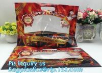 China Slider Resealable Zipper, Doypack, Roast Chicken Stand Up Pouch With Vent Hole, Bottom Gusset Self Standing for sale