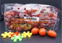 China slider Zipper Top, Vest Handle Pouch Bags, Keep Fresh pouch Bag with air Holes hanging hole, handy Handle for sale