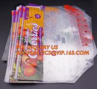 China slider Zipper Top, Vest Handle Pouch Bags, Keep Fresh pouch Bag with air Holes hanging hole, handy Handle for sale