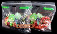 China Fruit Packing Bags For Grapes Banana Vegetables Stand Up Plastic Food Bags, Stand Up Zipper Bag for sale