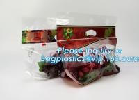China Fresh Lettuce Salad Fruits Pouches BOPP Anti Fog Leafy Vegetables Packaging Bags, vegebag, Print Logo for sale